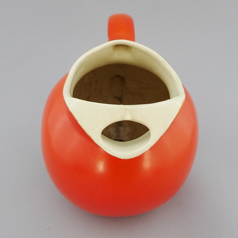 1930s 1940s Vintage Orange Ball Pitcher by Red Wing Mccoy - Etsy
