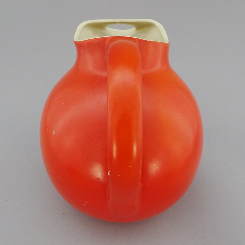 1930s 1940s Vintage Orange Ball Pitcher by Red Wing Mccoy - Etsy