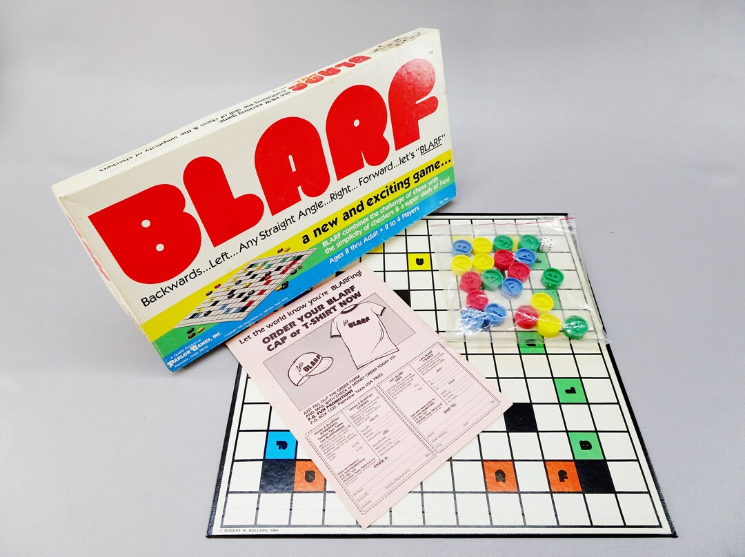 BLARF Chess Checkers Game of Skill by Parlor Games Inc. - Etsy