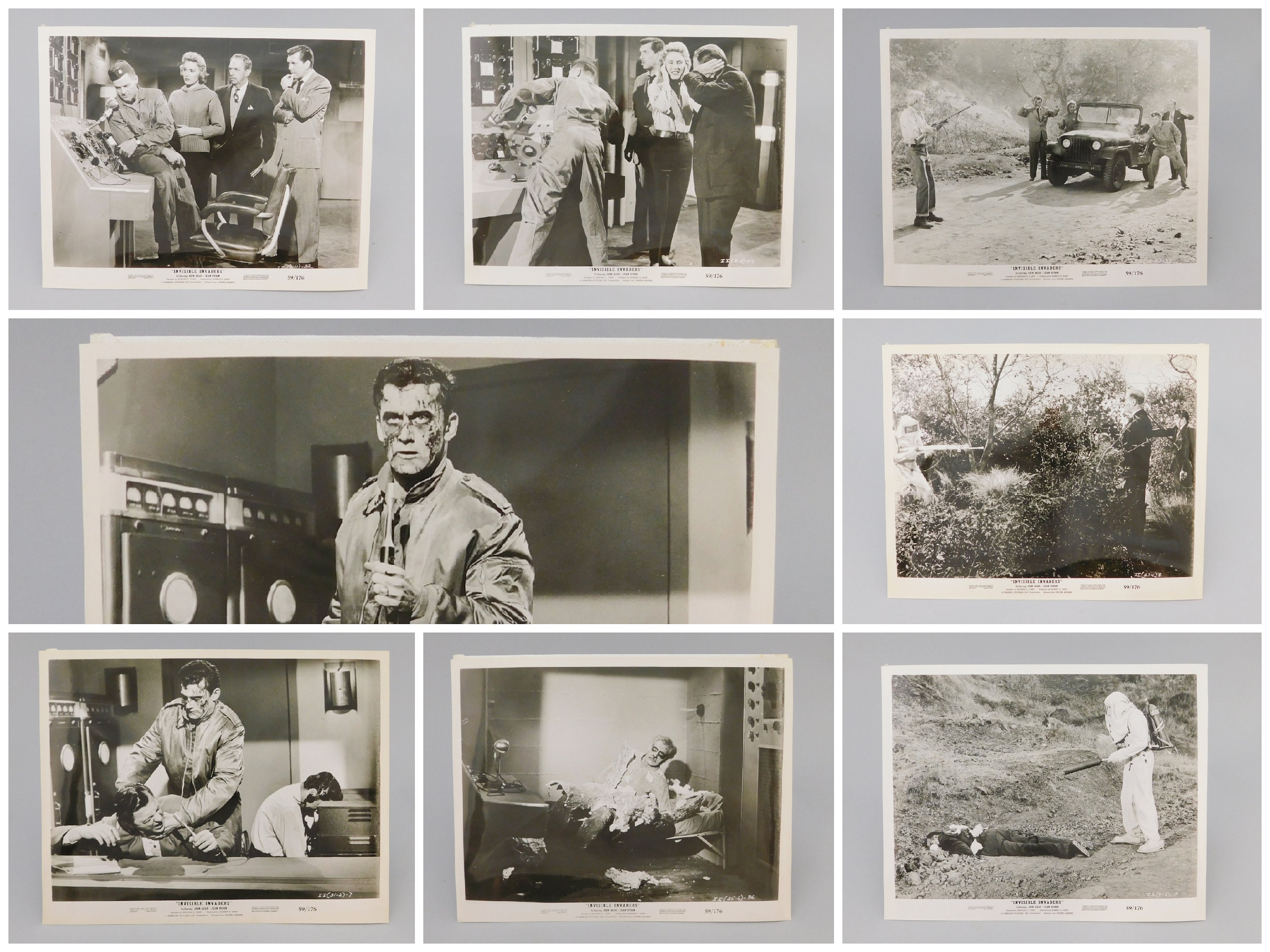 Invisible Invaders Movie Still 8x10 Glossy Photo Set 1959 - Etsy