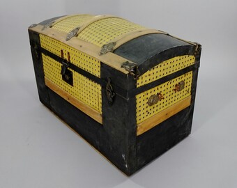 Antique Barrel Top Trunks - Etsy