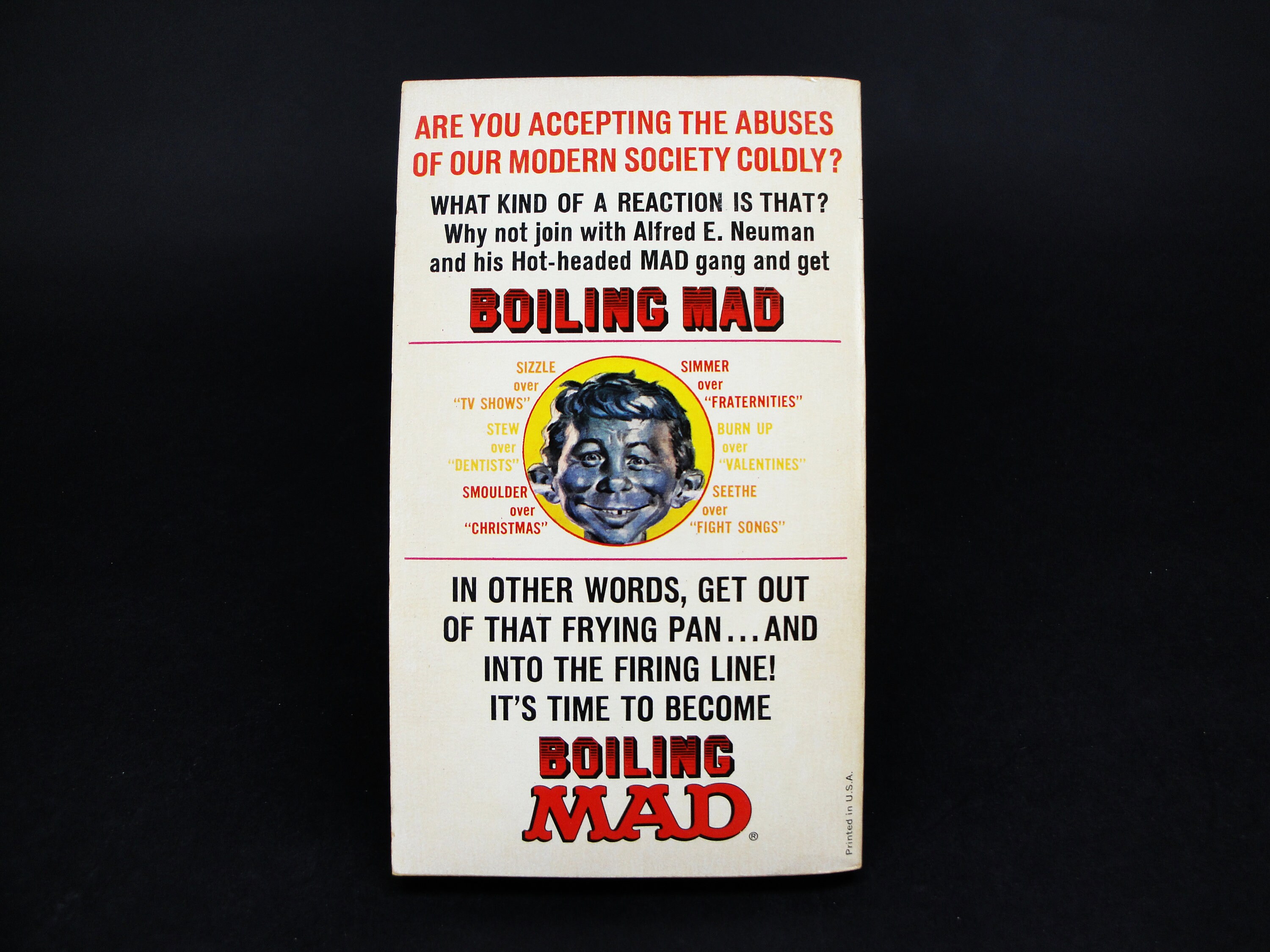 Boiling MAD Mad Magazine 21 Vintage Alfred E. Neuman Adult - Etsy UK