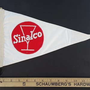 SINALCO Soft Drink Advertising Pennant, Original 1930s 1940s European ...