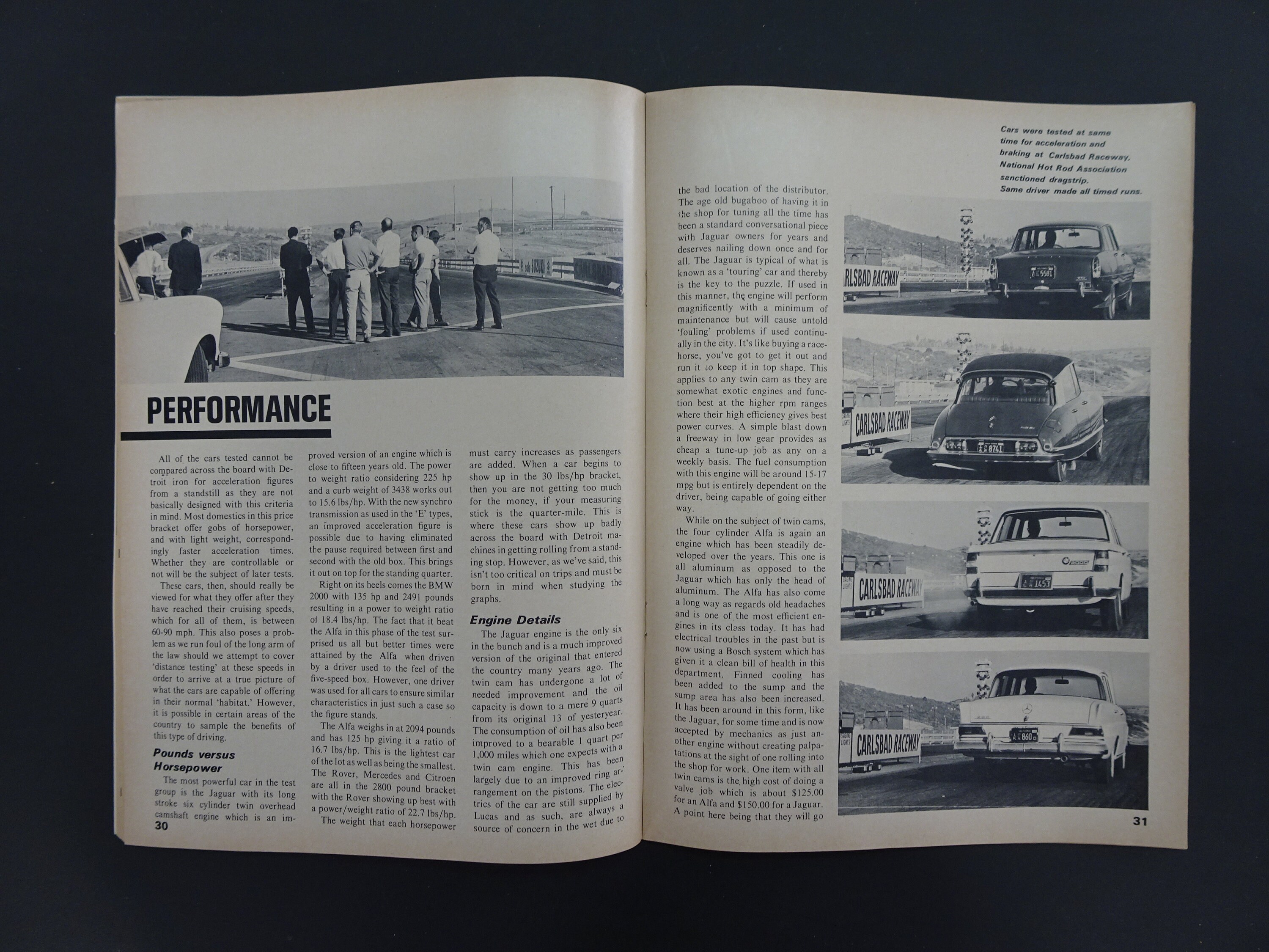 Road Test Magazine April, 1967 Vintage Automotive Car Review & Road ...