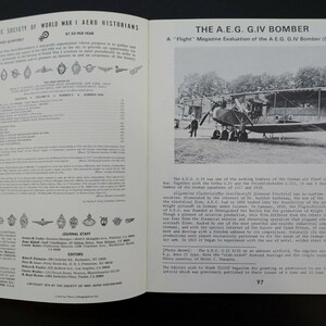 Cross & Cockade WW1 Aviation Journal Volume 15 Number 2 Summer 1974 ...