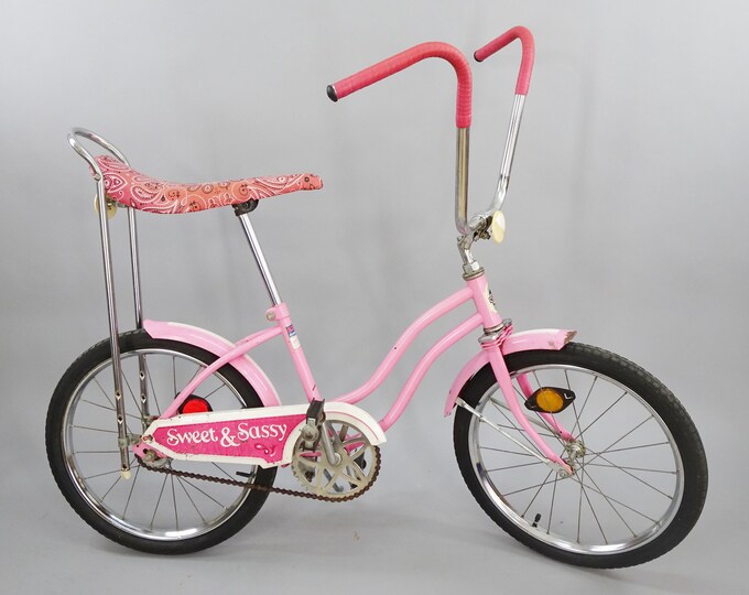 1971 Huffy Sweet & Sassy Bike, Early 1970s Vintage Girls Pink Bicycle ...