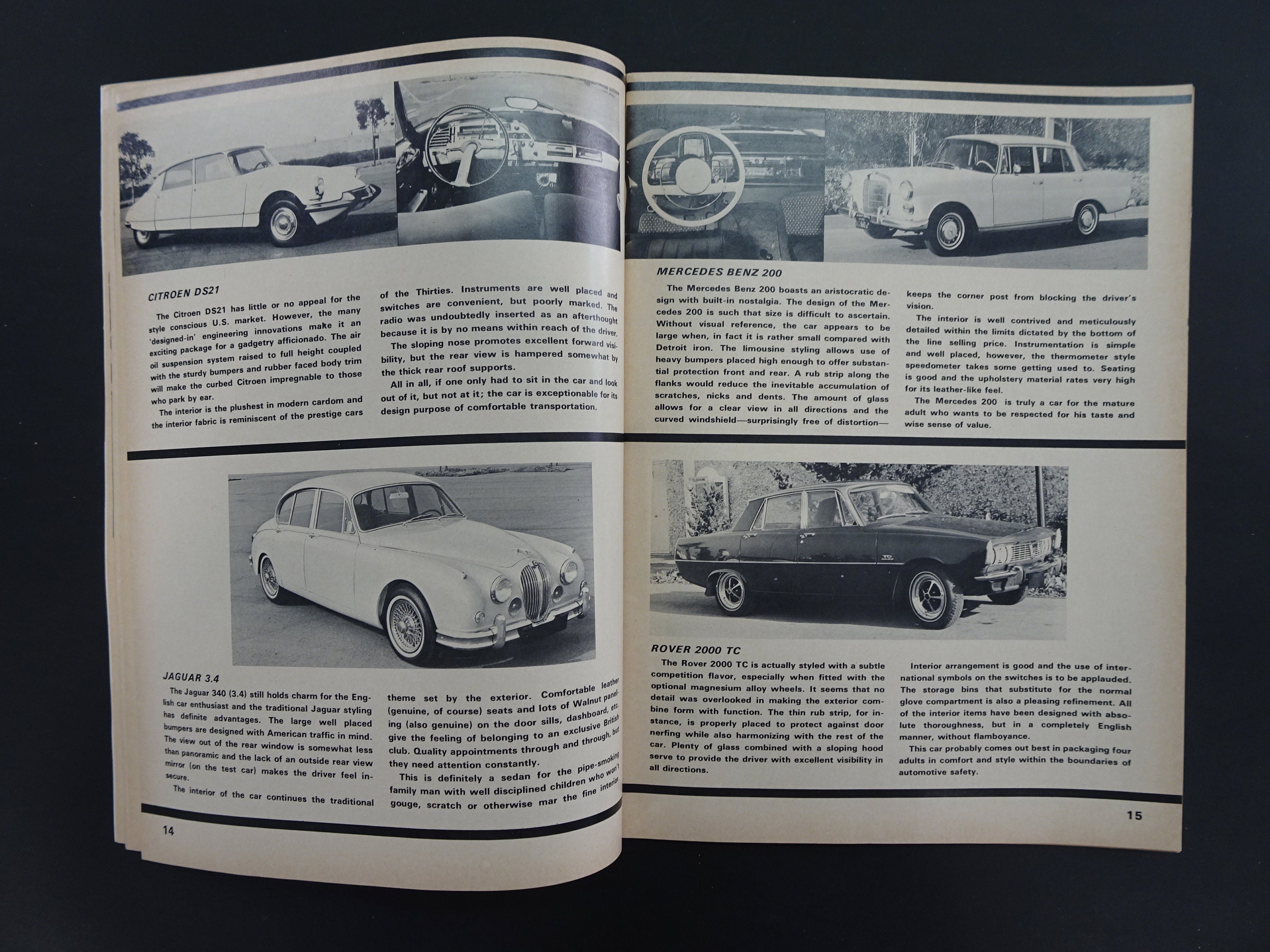 Road Test Magazine April, 1967 Vintage Automotive Car Review & Road ...