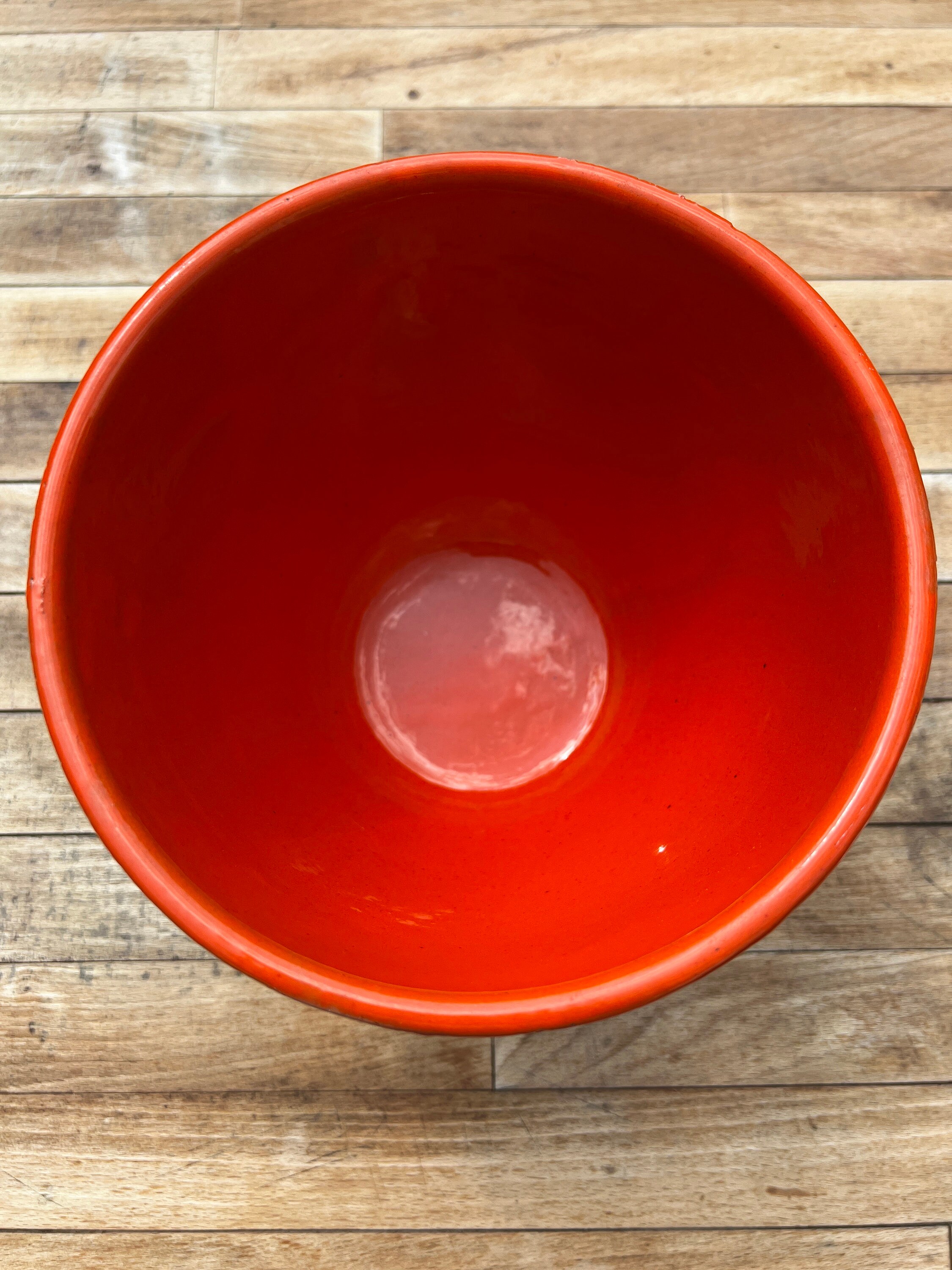 Midcentury Bitossi Orange Planter - Etsy