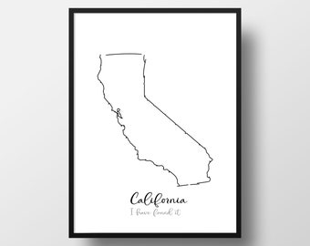 California Beer Map Art Print CA Beer Art Print Craft Beer - Etsy