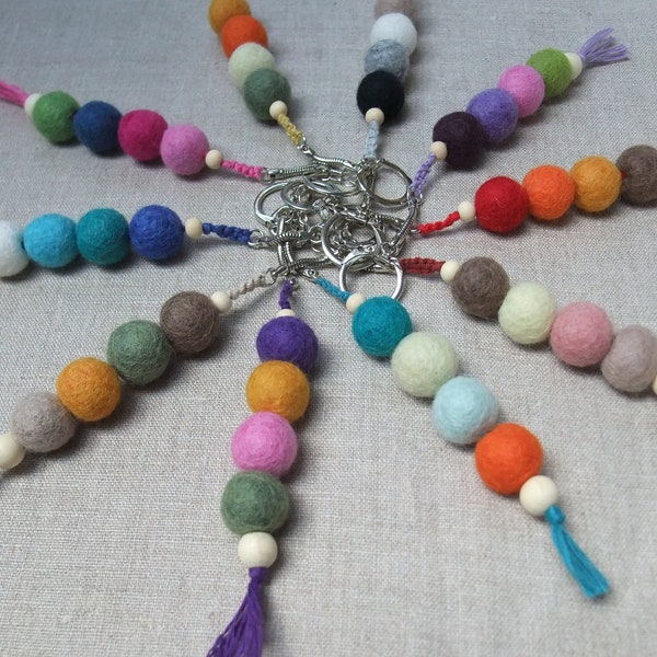 Felt Key Chain - Etsy