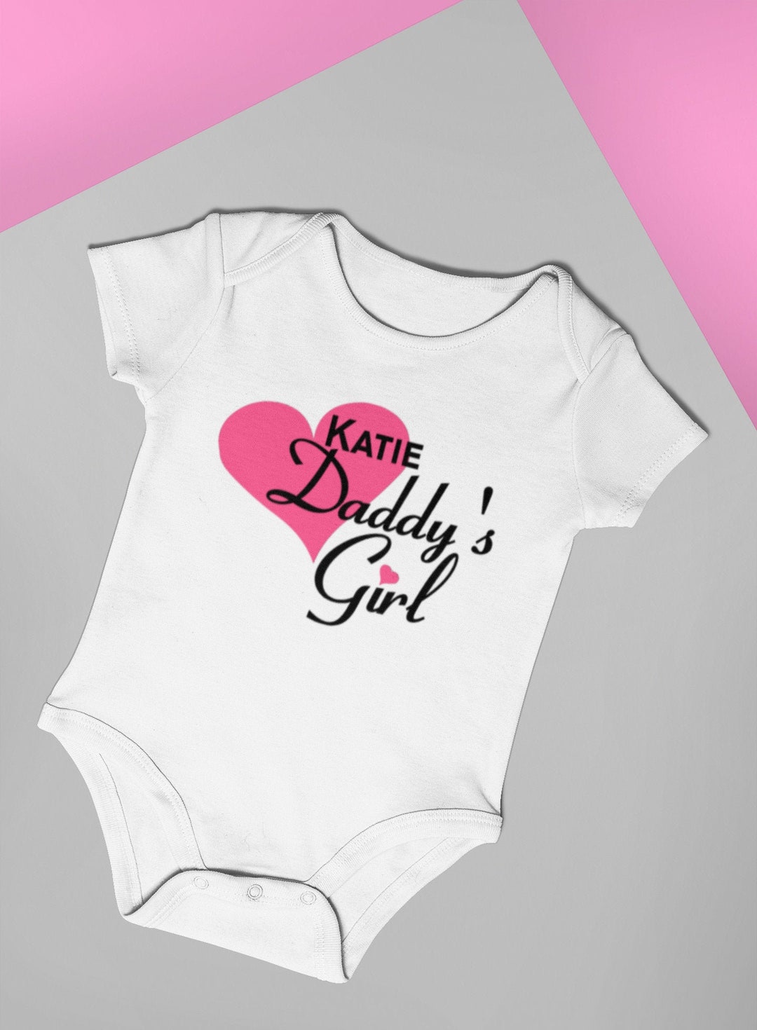 Custom Daddys Girl Onesie New Born Onesie Infant Ts Etsy Uk