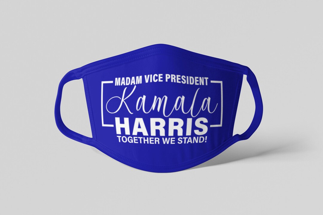 Madam Vice President Kamala Harris Face Mask. Social Distance. Kamala ...