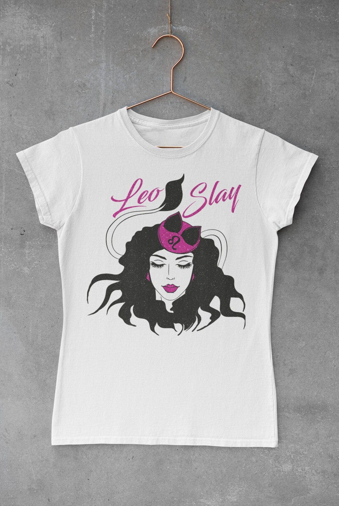 Leo Girl Slay Tee, Leo Tee, Birthday Tee, Gift for Her, Zodiac Tee, Leo ...