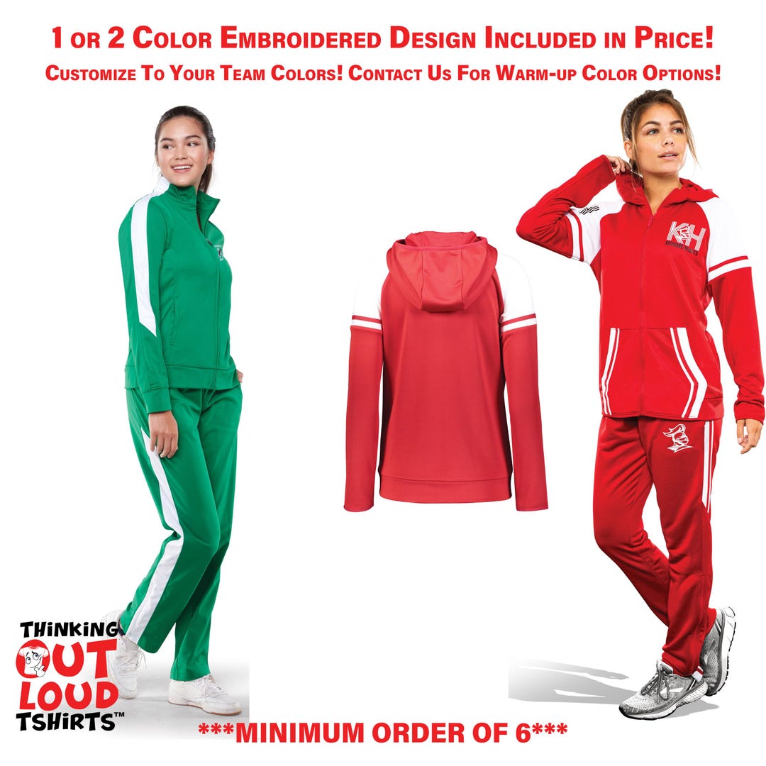 Custom Cheer Warm-ups, Team Warm-ups, Dance Warm-ups, Sports Warm-ups ...