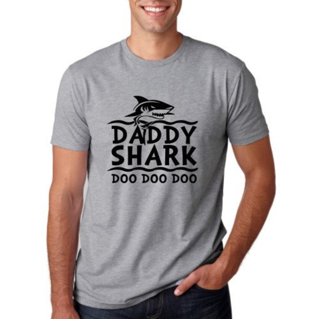 Daddy Shark Shirt, Daddy Shark, Dad Shark T-shirt, Shark Family Party ...