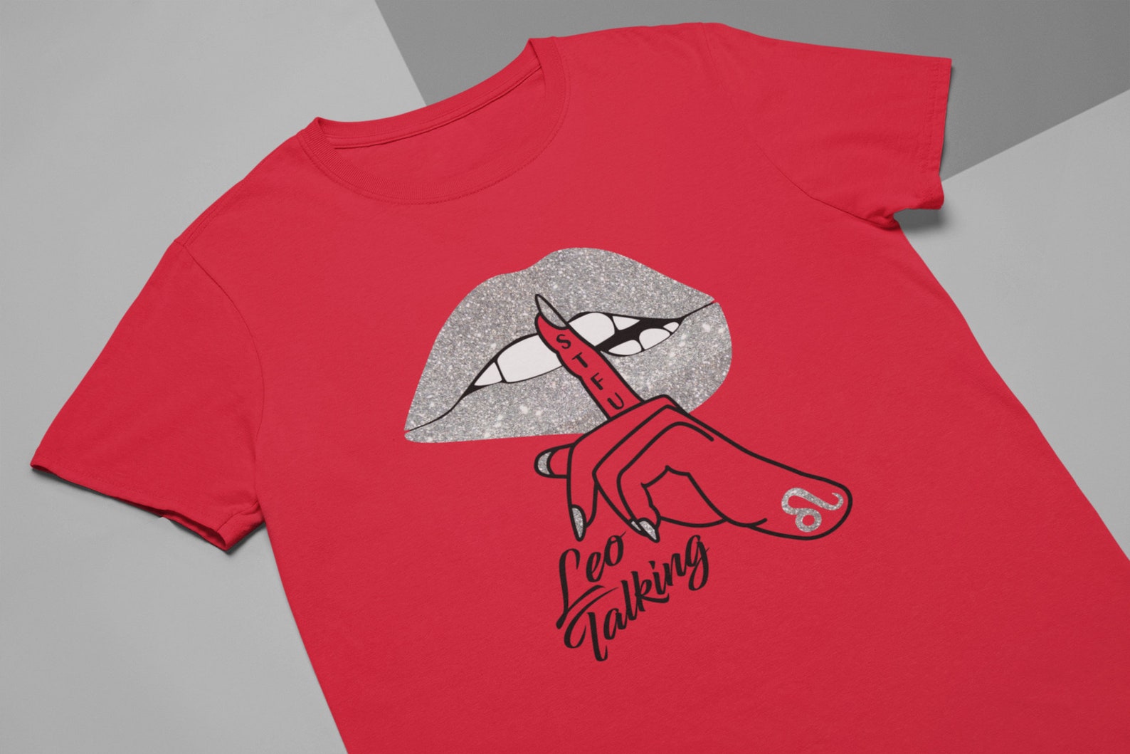 STFU Leo Talking Tee Leo Tee Birthday Tee Gift for Her - Etsy