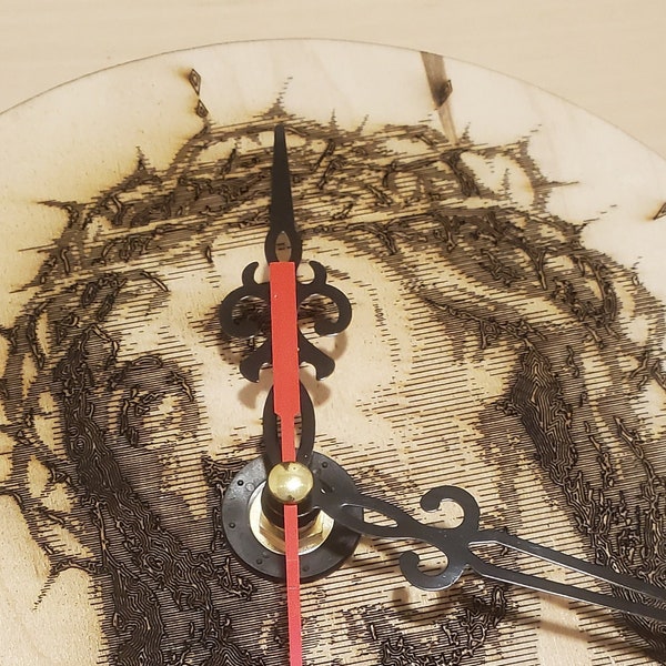 Black Jesus Clock - Etsy