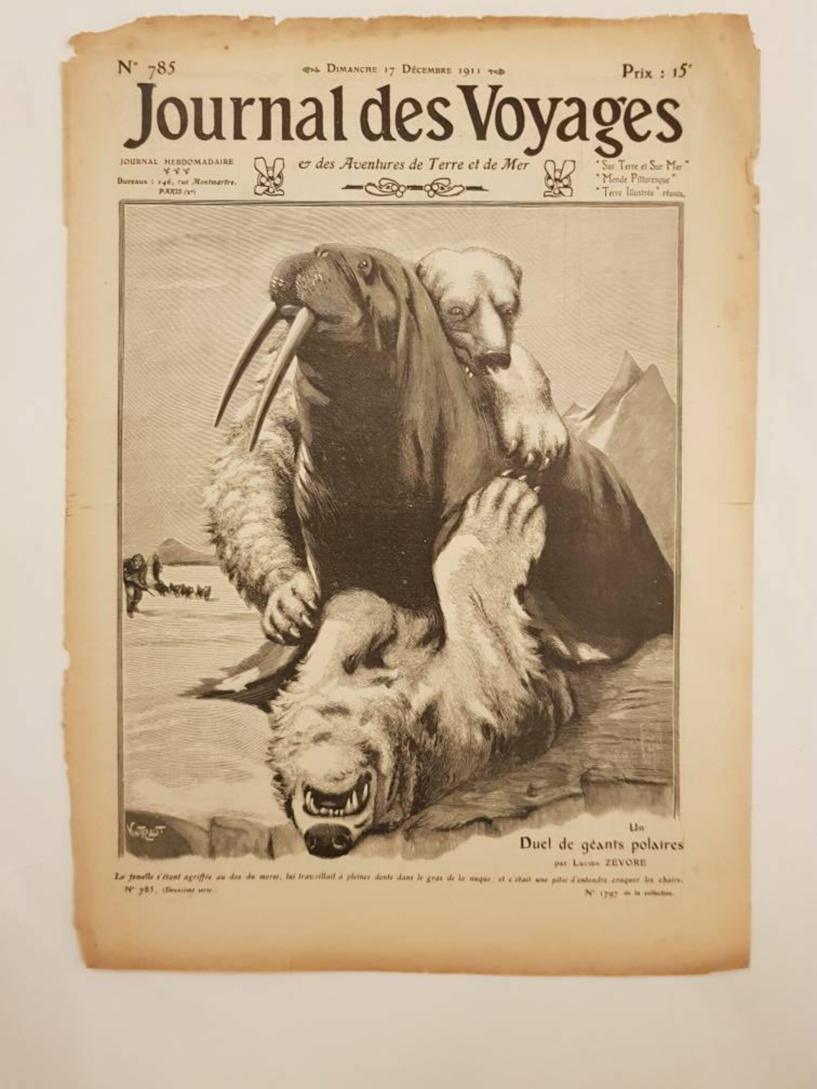 Original Vintage French Magazine, Antique Magazine, Travel, 1911 ...