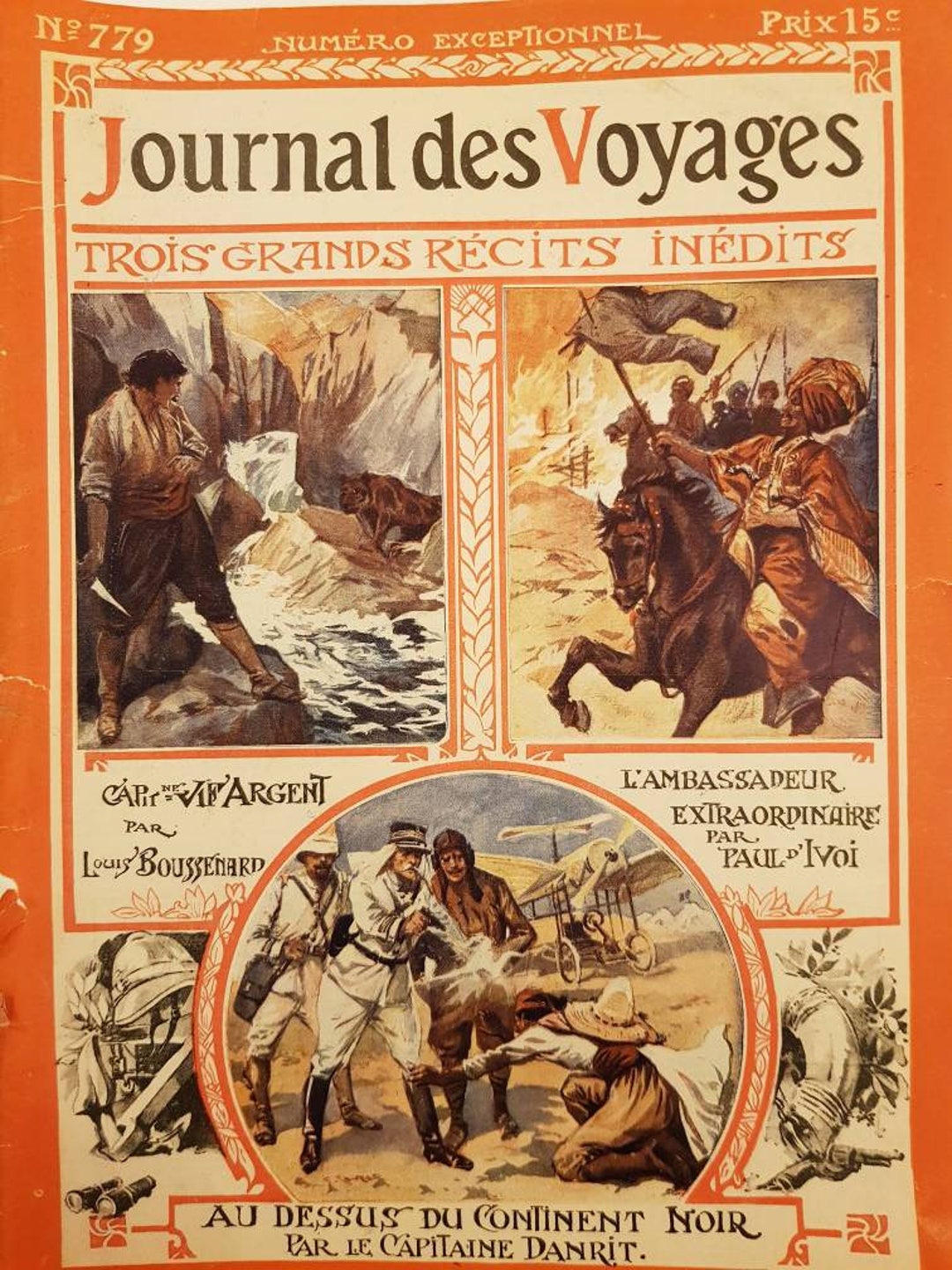 Original Vintage French Magazine, Antique Magazine, Vintage Travel ...