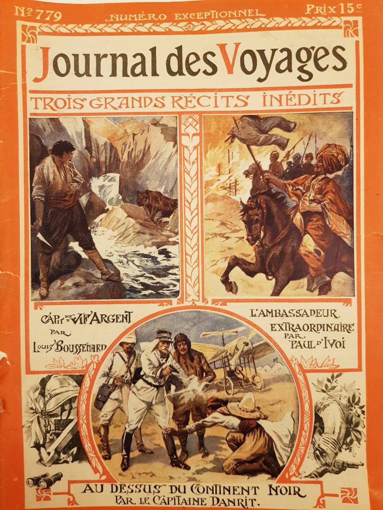 Original Vintage French Magazine, Antique Magazine, Vintage Travel ...