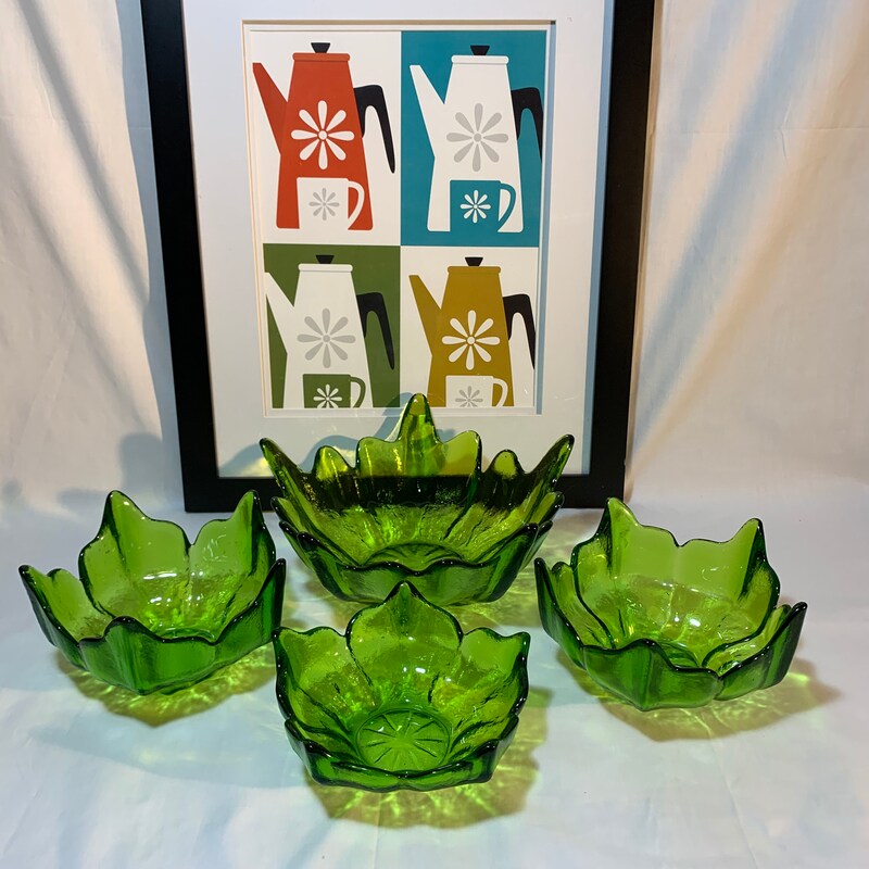 Green Glassware - Etsy