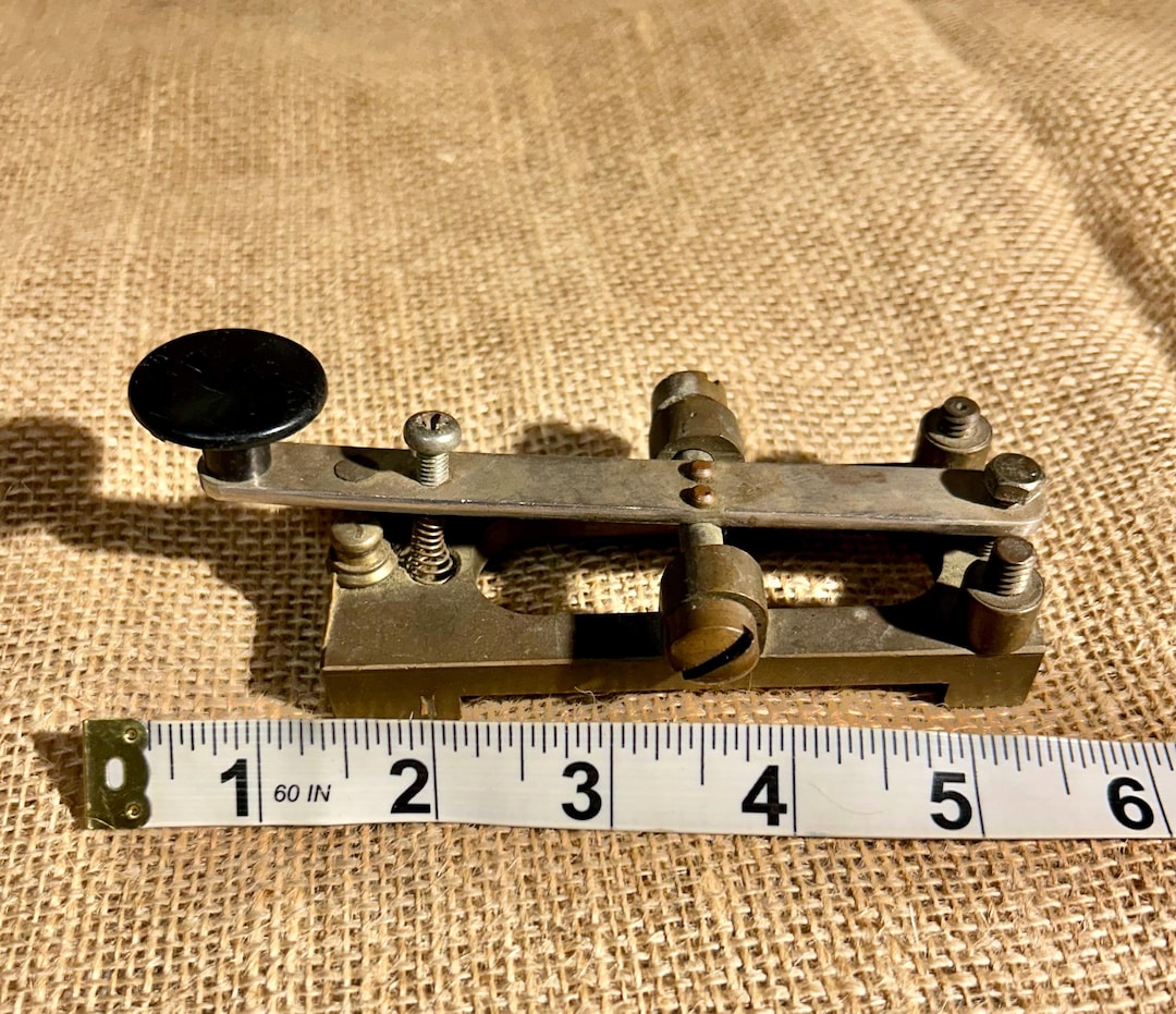 Morse Code Transmitter, Antique Morse Code Device, Telegraph Key ...