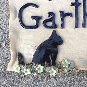 Ceramic House Name Sign, Personalised Address Number Plaque. - Etsy