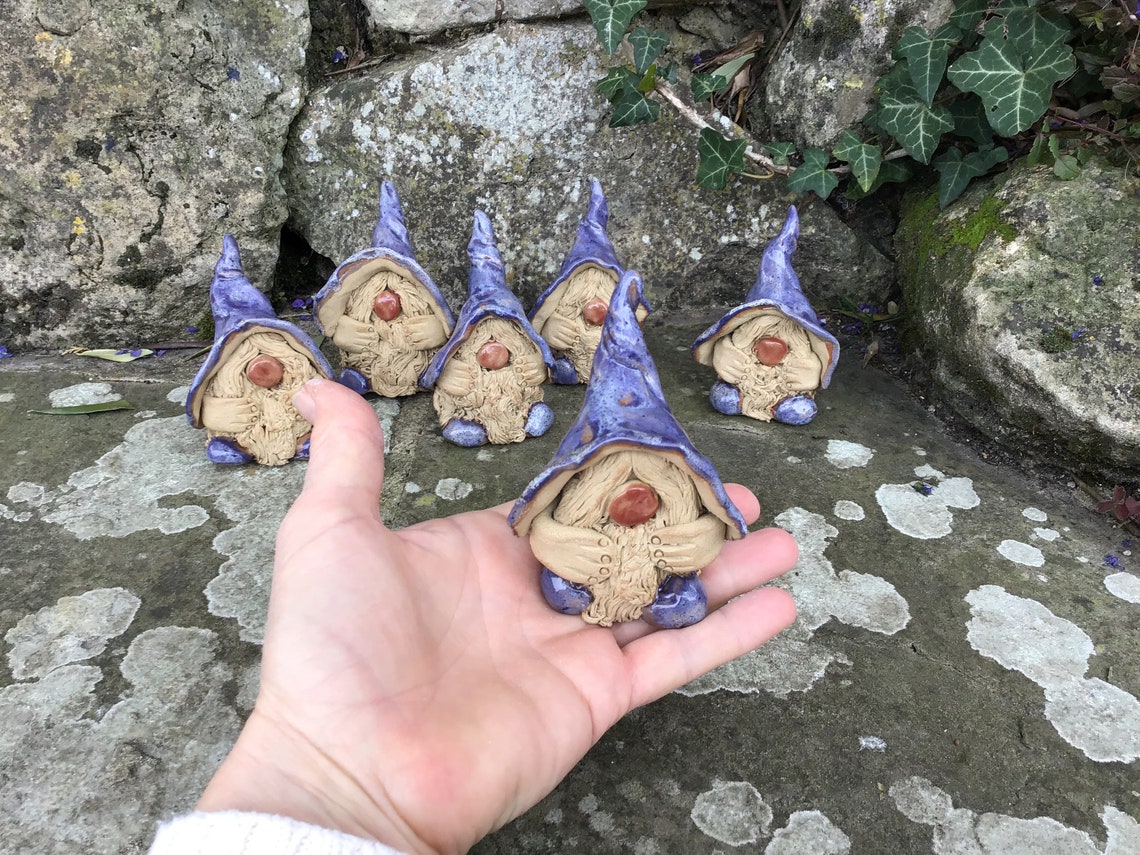 Wizard Figurine Ceramic Merlin the Magician Ornament. | Etsy UK