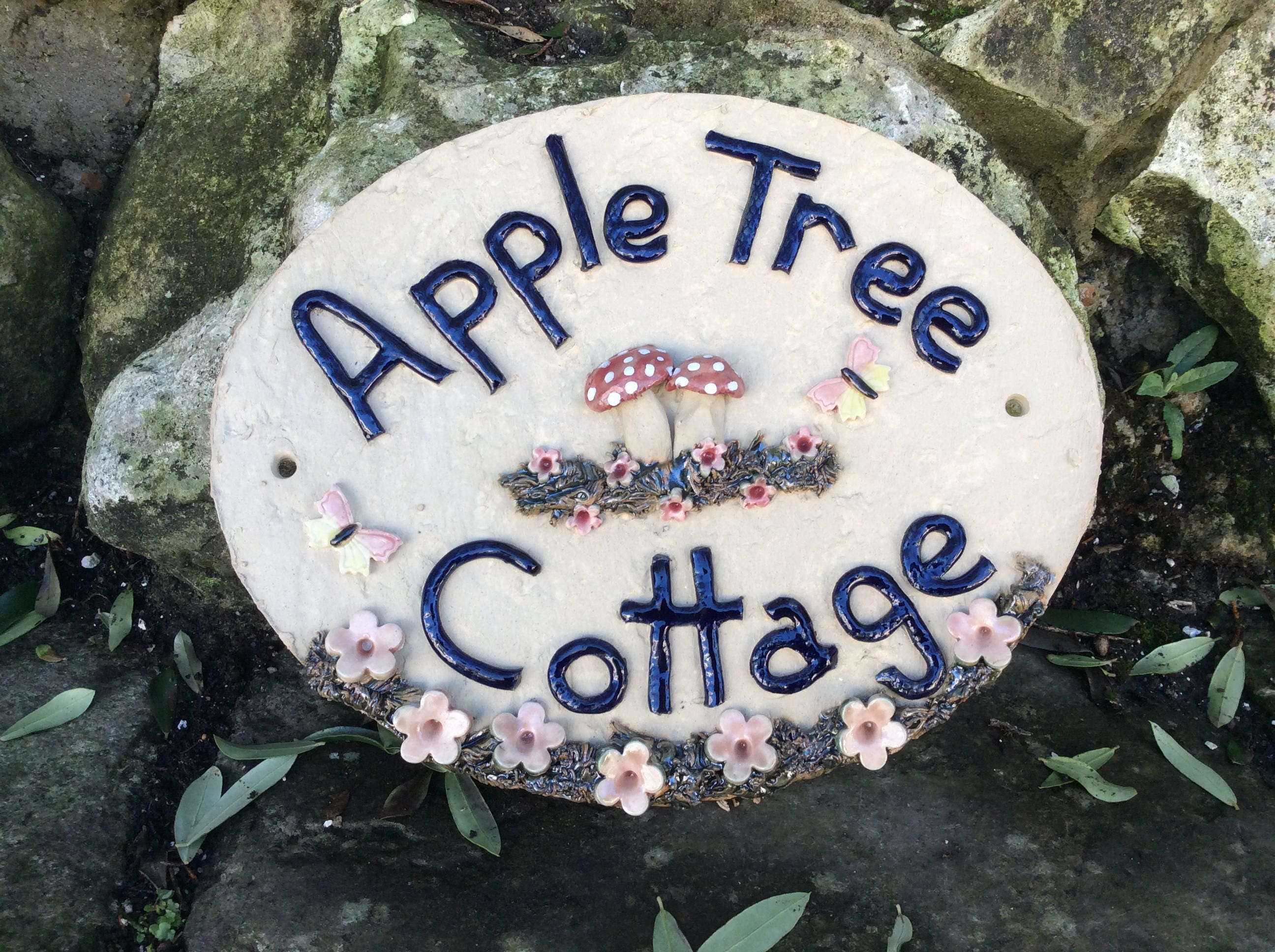 Custom Made House Name Plaque, Address Sign. - Etsy