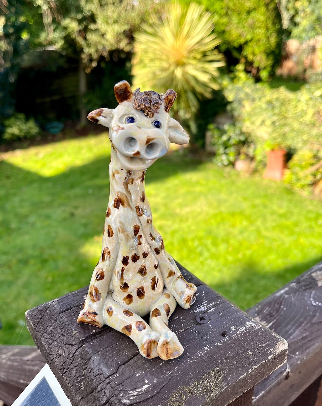 Giraffe Ornament One of a Kind Ceramic Giraffe Figurine - Etsy UK