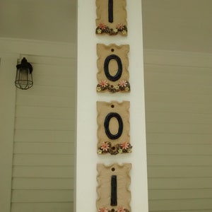 House numbers ceramic door number plaque. FROST PROOF 5.5 x | Etsy