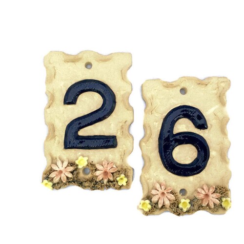 House Numbers Ceramic Door Number Plaque. FROST PROOF 5.5 X - Etsy UK