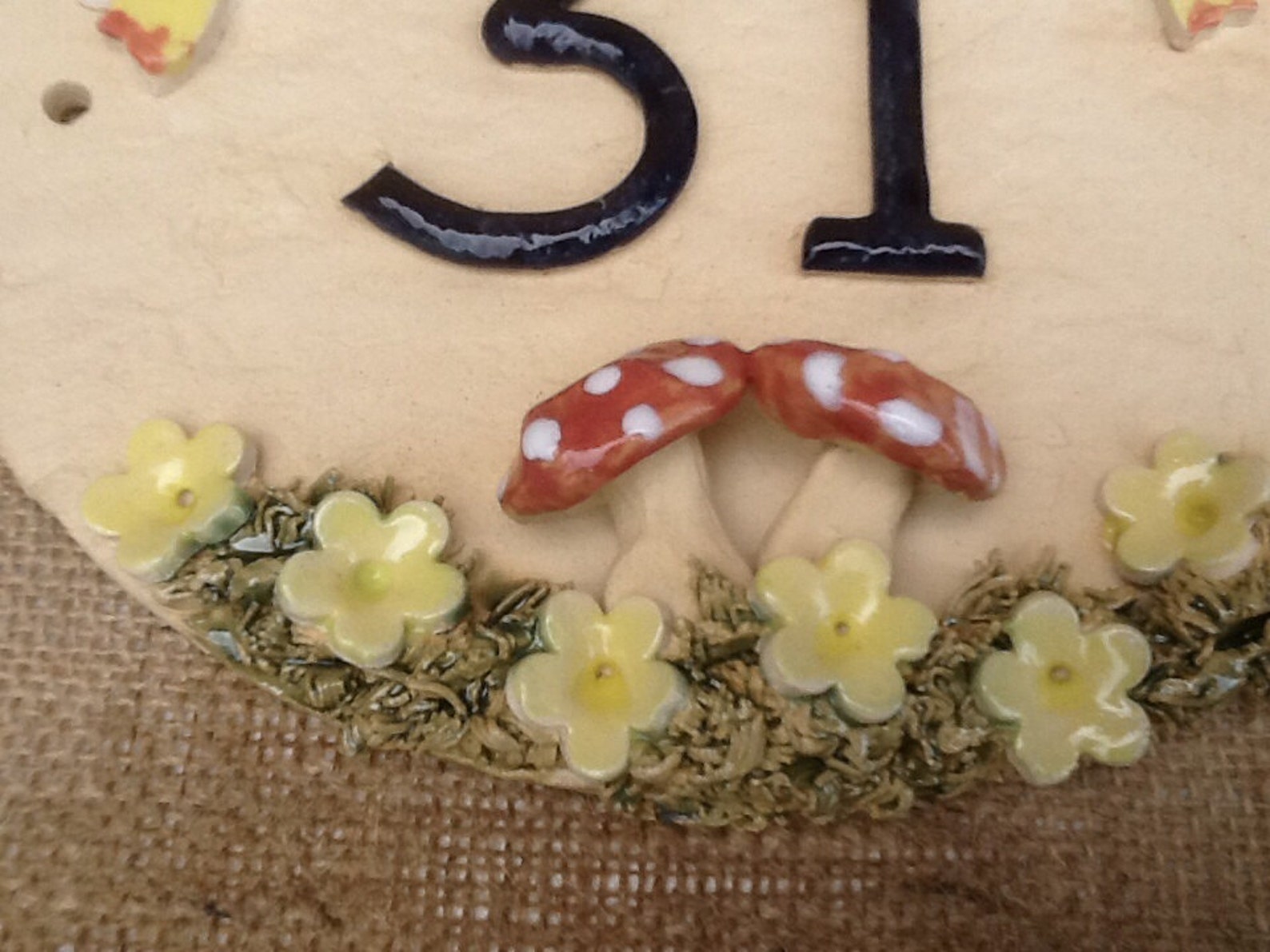 House number plaque number address sign ceramic door | Etsy