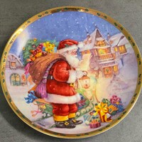 Santa Plate - Etsy