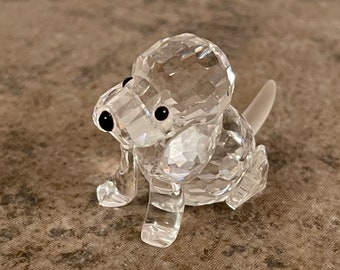 Swarovski Crystal Dog - Etsy
