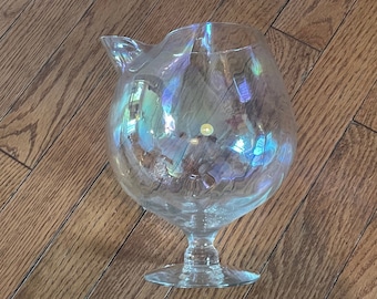 Rainbow Glass Pitcher - Etsy