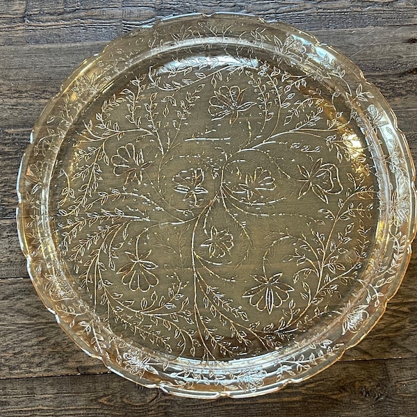 Glass Platter - Etsy