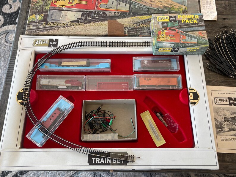 ATLAS TRAIN Setatlas Gaugetrains/extra Track No. 2036 Santa - Etsy