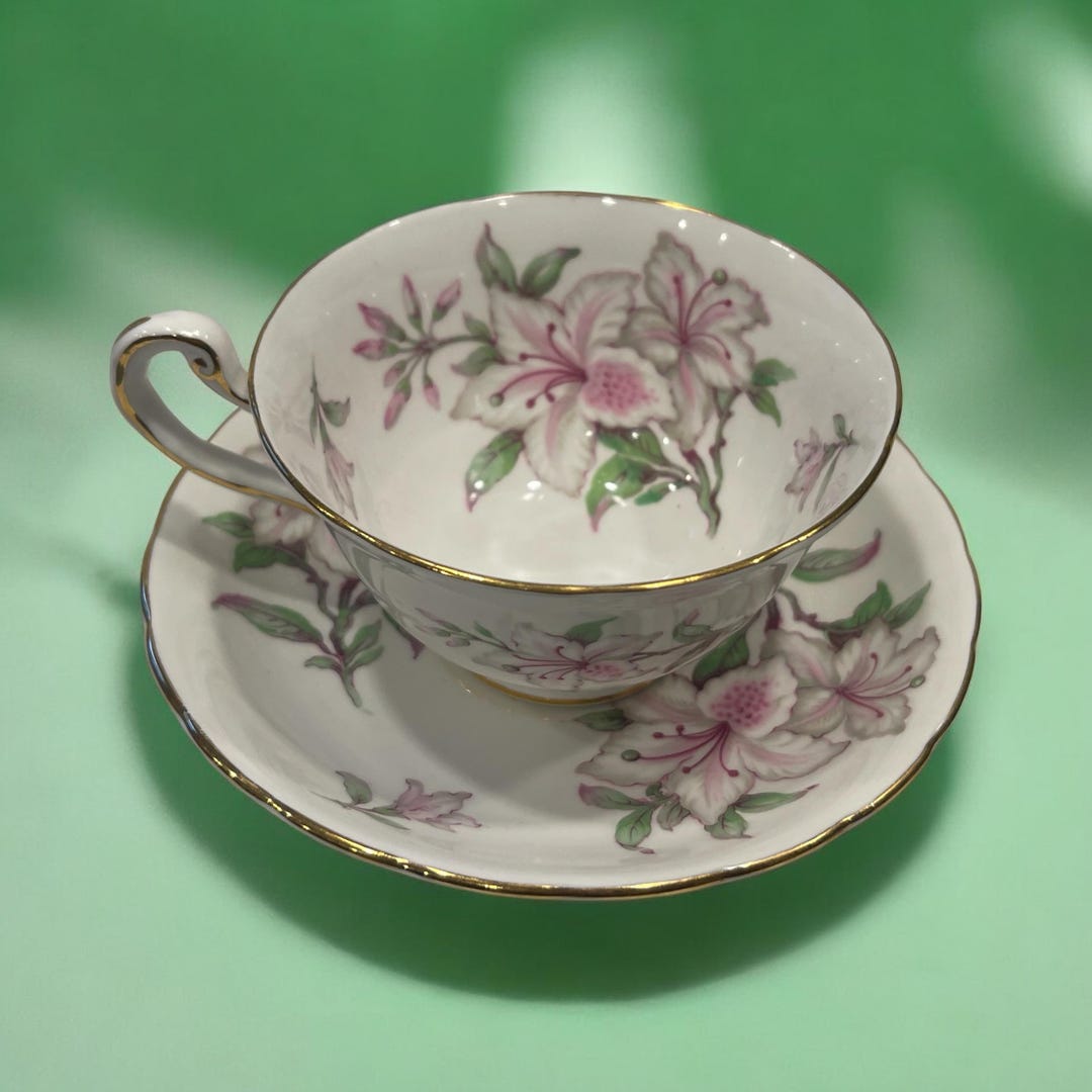 LILLY TEA Set…royal Chelsea…fine Bone China…english Tea Set…large Lilly ...