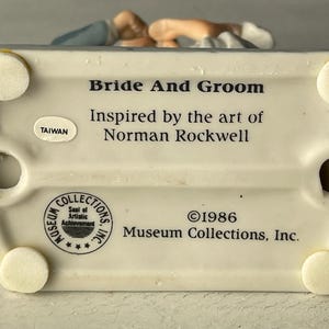 BRIDE & GROOM FIGURINE… Miniature…bisque Porcelain…inspired by the Art ...