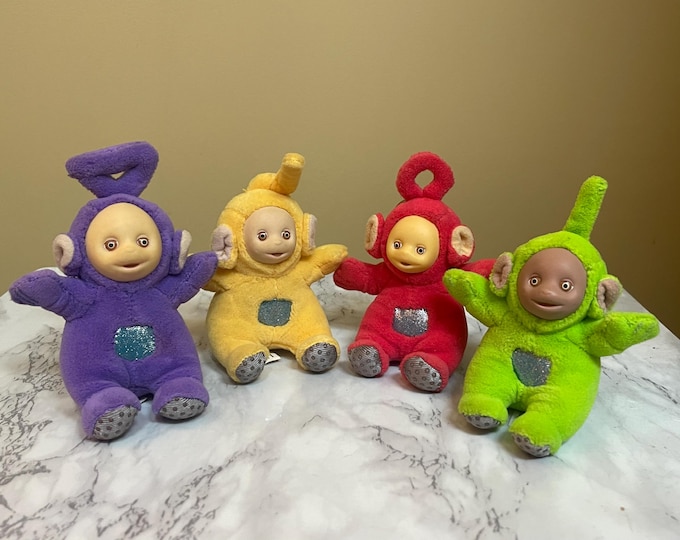 TELETUBBIES Keychains…set of 4…backpack Clips…bag Charms…keychains ...