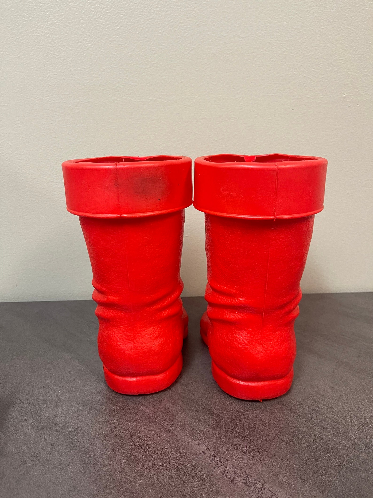 PLASTIC SANTA Bootsset of 2christmascandy/artificial Plant - Etsy