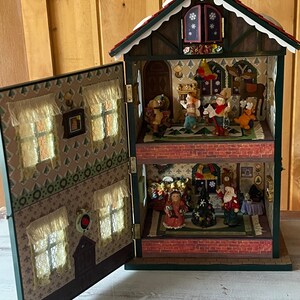 ANIMATED MUSICAL Houseliving Homewind Upchristmas Houselight ...