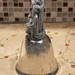 WISEMEN SILVERPLATE Bell…bearing Gifts…the Danbury Mint…christmas Bell ...