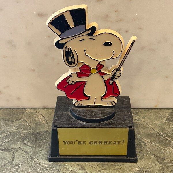 Snoopy Aviva Trophy - Etsy