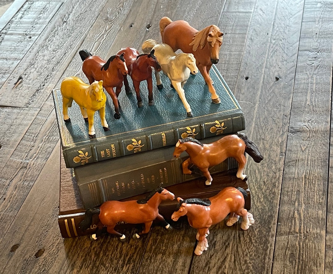 COLLECTIBLE HORSE Figuressetfunriseschleichhorse Lot1980s BX3 - Etsy