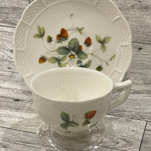 STRAWBERRY TEA Setnantucket Home Home Tea for Onetea Cup and Saucer ...