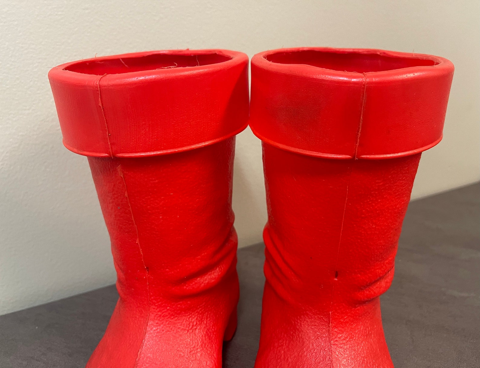 PLASTIC SANTA Bootsset of 2christmascandy/artificial Plant - Etsy