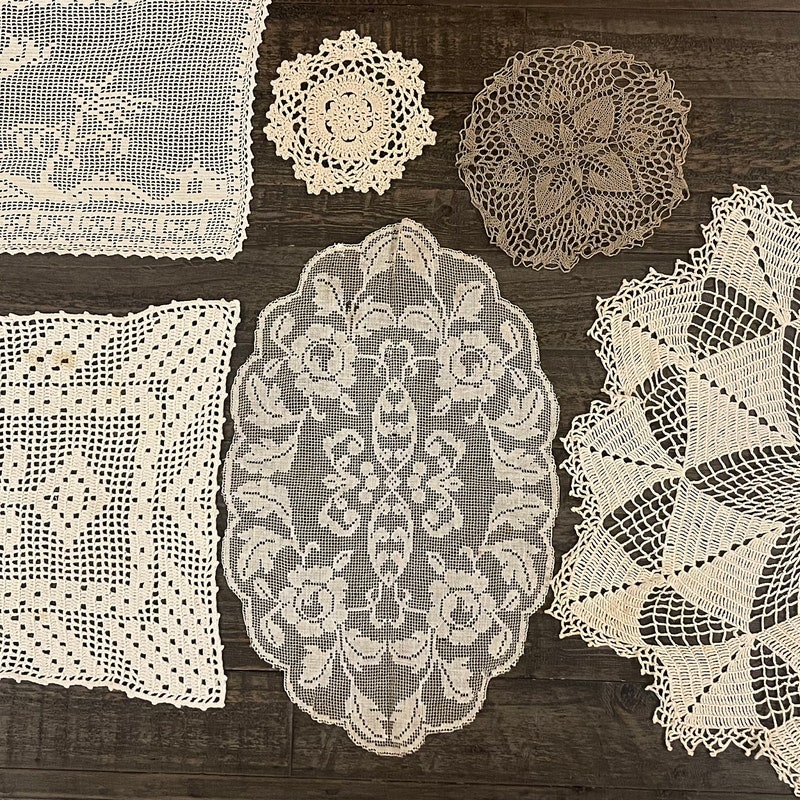 Repurposed Doily - Etsy
