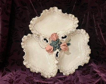 3 Section Candy Dish - Etsy